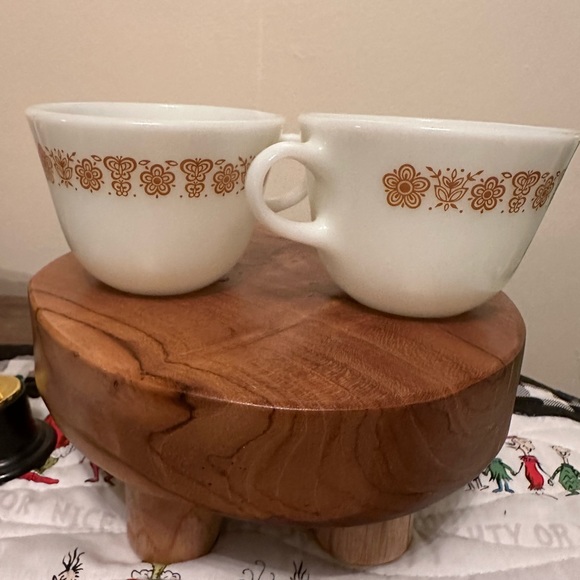 Pyrex | Dining | Vintage Pyrex Butterfly Gold Coffee Tea Cup 8 Oz ...